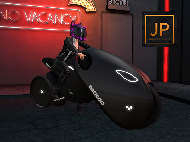 Second Life Marketplace - SINCHIxPRISMA - MOMO BIKE [BLACK] SET W/RARE ...